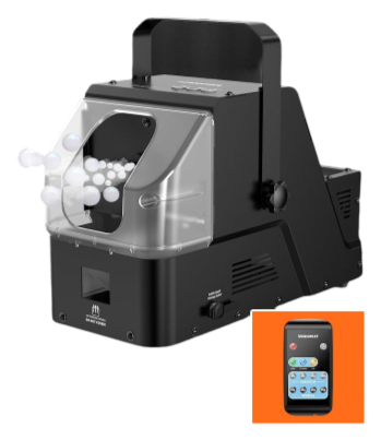 3-in-1 Bubble Fog Machine – 450W Colorful Fogger with Remote for Parti