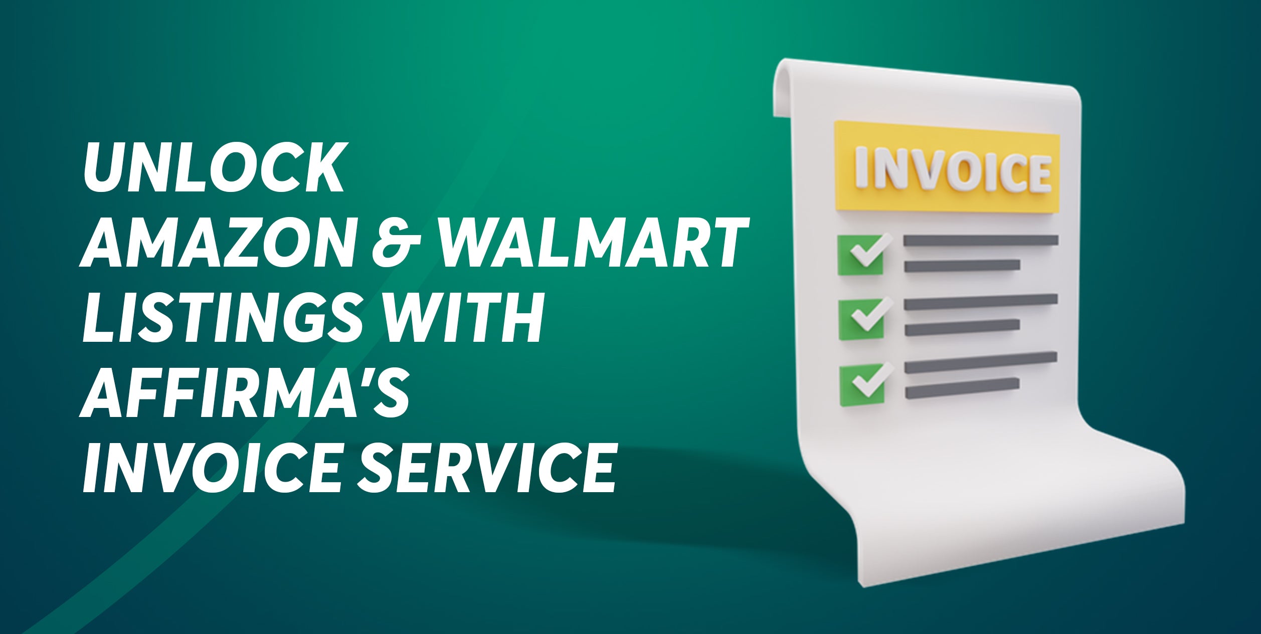Affirma Distributors Invoice Ungating Services for Amazon & Walmart Sellers