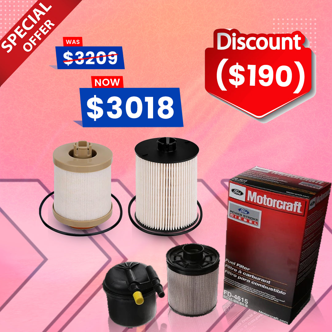 Motorcraft FD-4615 Fuel Filter & Motorcraft FD-4617 Fuel Filter