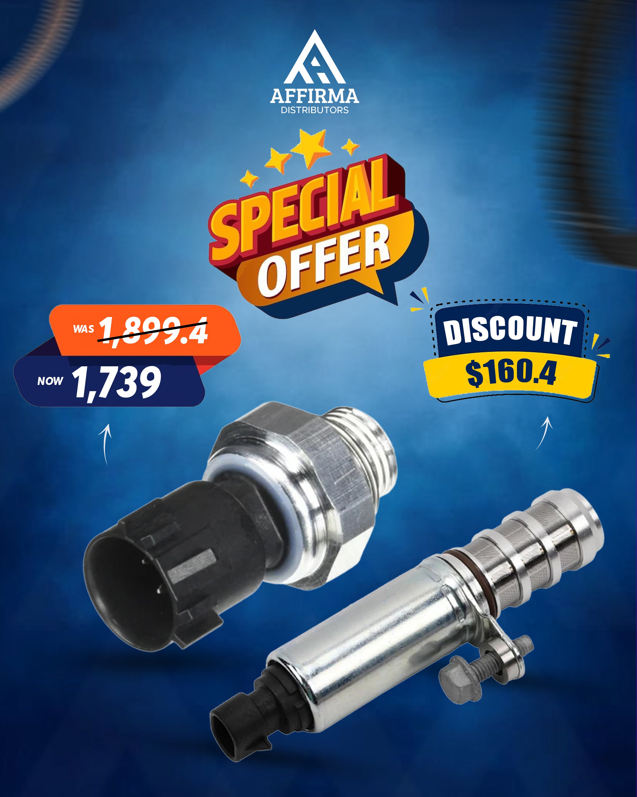 GM Genuine Parts 12679100 Exhaust Variable Valve Timing (VVT) Solenoid