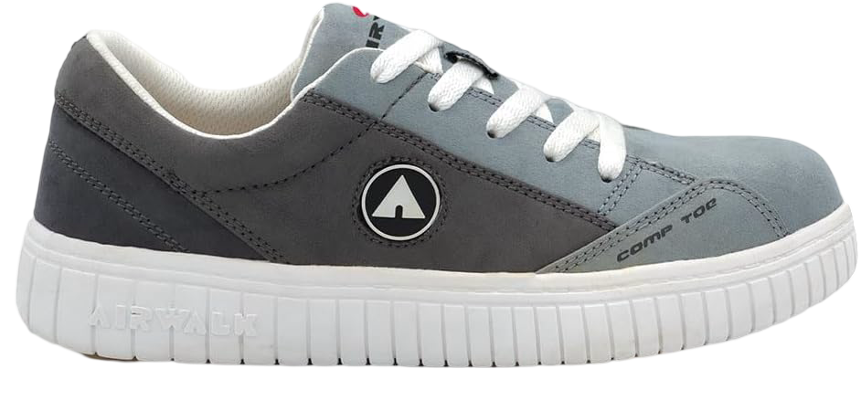 AIRWALK Men's Camino Shoes – Gray/Gray & Black/Gum, CT EH