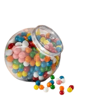 JAR LG ANGLED PL W/ LID