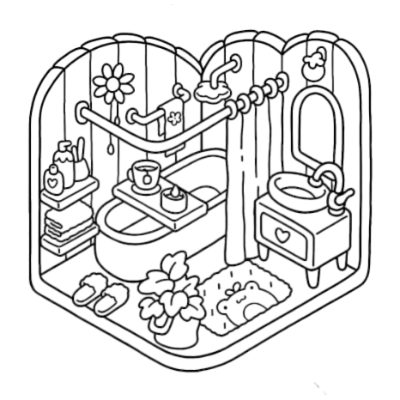 coloring book pages little corner