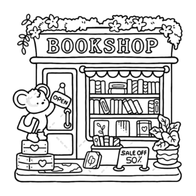 coloring book pages little corner