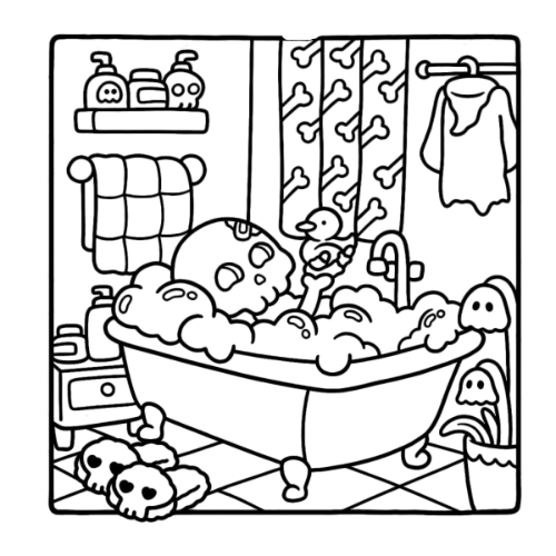 spooky cutie coloring pages ideas