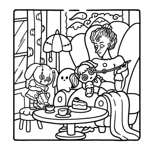 spooky cutie coloring pages ideas