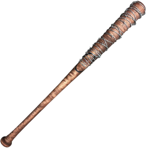 Walking Dead Lucille Replica Bat – Negan’s Iconic Weapon in Hardwood D