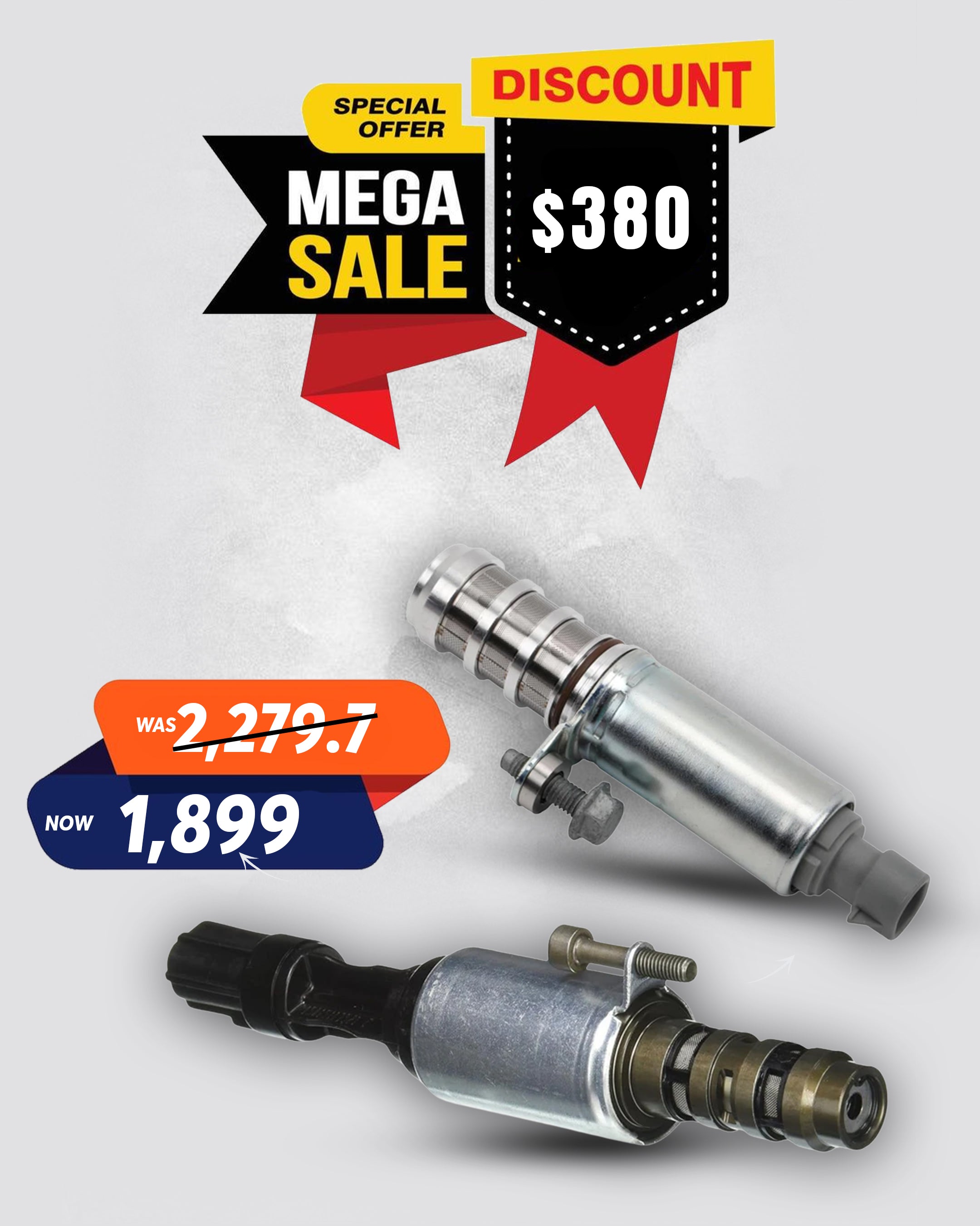 Parts 12679099 Intake Variable Valve Timing (VVT) Solenoid with Seal,